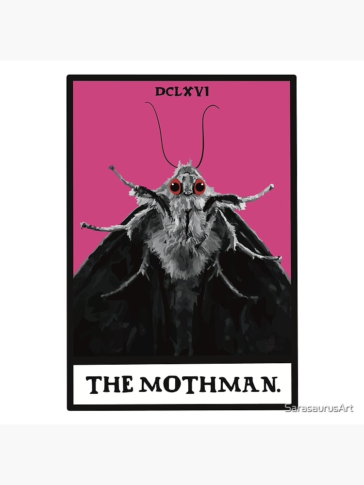 "Mothman Tarot Card" Poster for Sale by SarasaurusArt | Redbubble