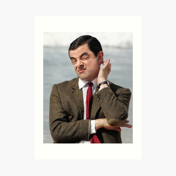 "Man Vs Bee Mr Bean" Art Print for Sale by ImpactShop | Redbubble