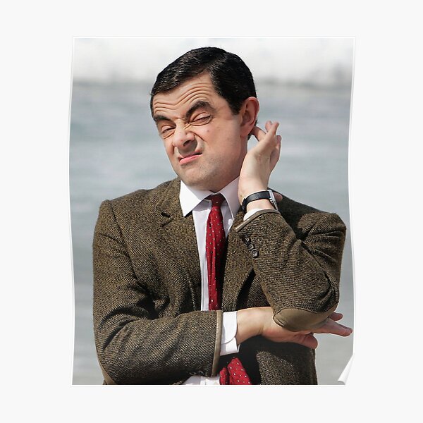 "Man Vs Bee Mr Bean" Poster for Sale by ImpactShop | Redbubble