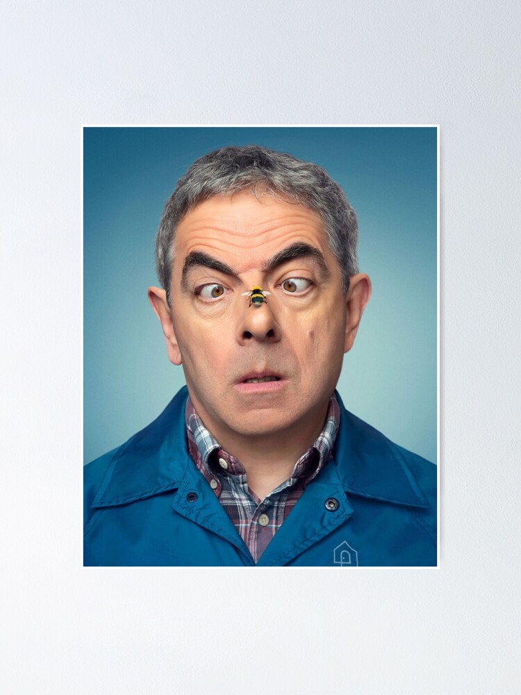 "Man Vs Bee Mr Bean" Poster for Sale by ImpactShop | Redbubble