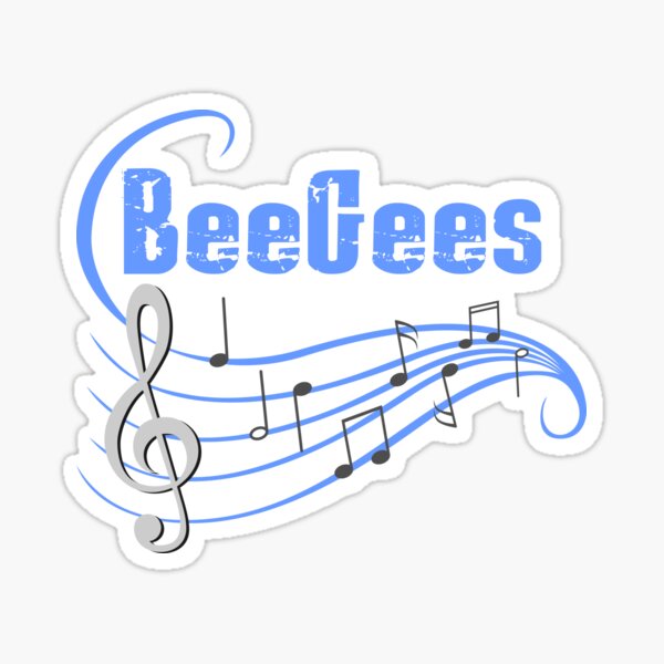 "Bee Gees Baby!" Sticker for Sale by Bizb | Redbubble