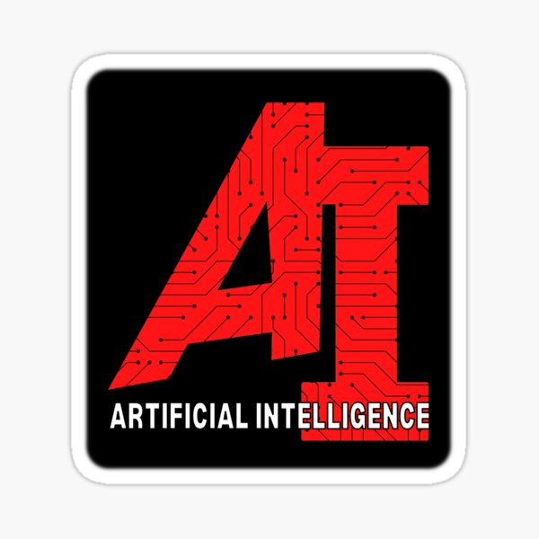 "AI - Artificial intelligence" Sticker for Sale by yococo | Redbubble