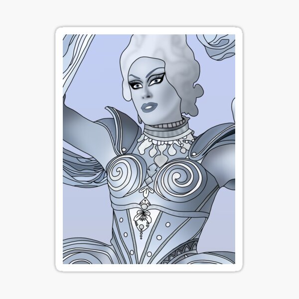 "Pythia final look" Sticker for Sale by 50shadesofdragg | Redbubble