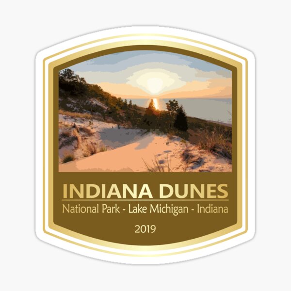 "Indiana Dunes National Park (PF)" Sticker for Sale by curranmorgan ...
