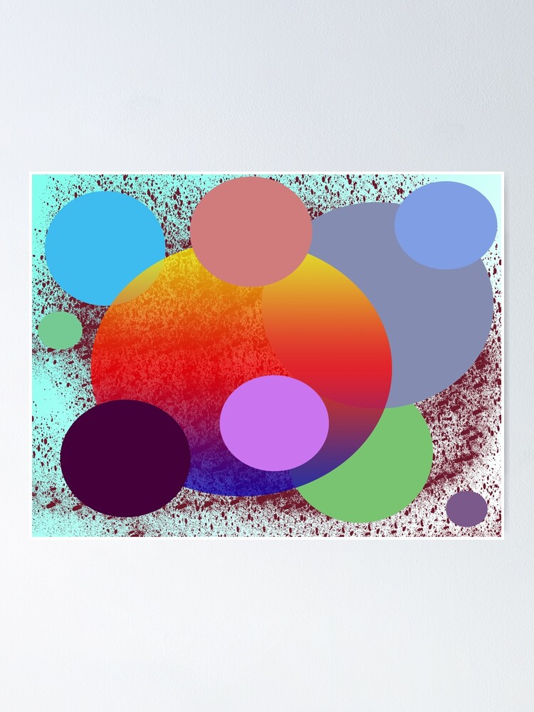 "Heavy Colors" Poster for Sale by Weston Design LLC | Redbubble