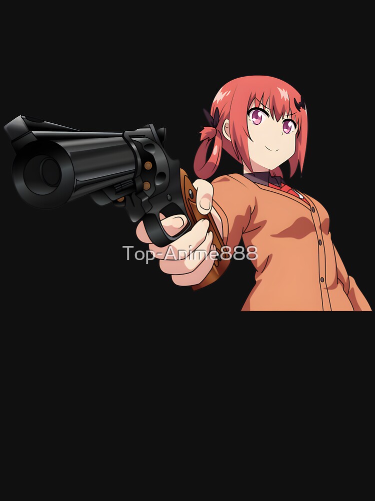 "Satania with Gun " T-shirt for Sale by Top-Anime888 | Redbubble ...
