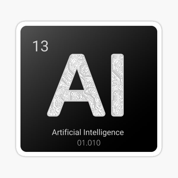 "AI - Artificial intelligence" Sticker for Sale by yococo | Redbubble
