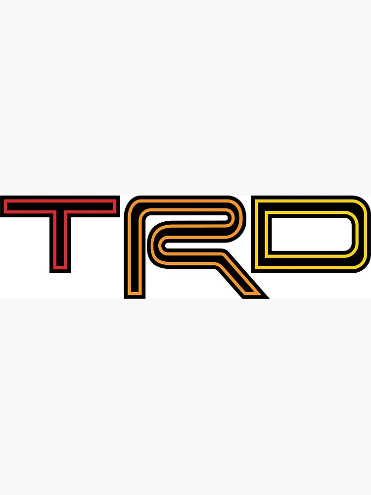 "TRD Logo" Art Print for Sale by SASnider | Redbubble