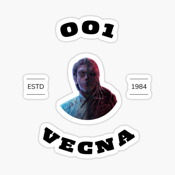 "Vecna 001 - Hawkins 1984" Sticker for Sale by bohoprints | Redbubble