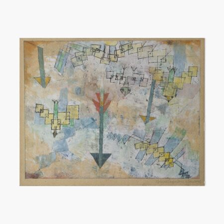 "Paul Klee Birds Swooping Down and Arrows ( Abstract pattern ...