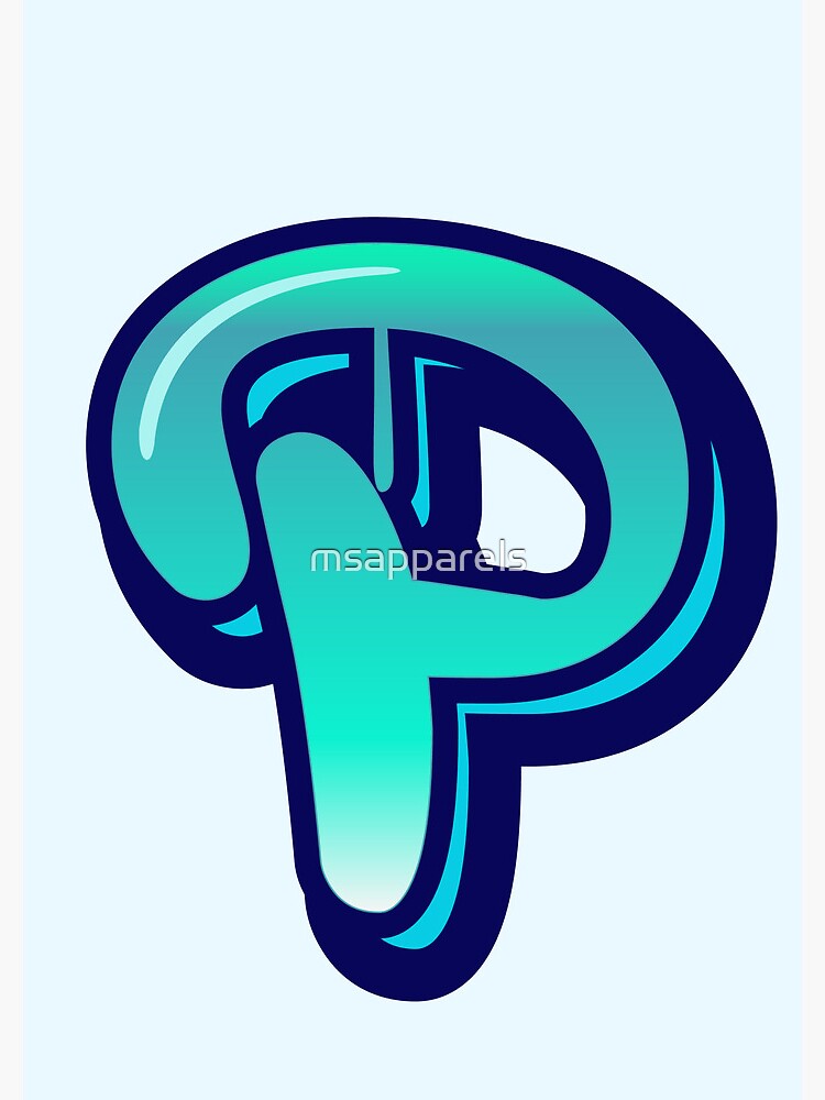 Cuaderno de espiral «Letras de graffiti, letra P, letra mayúscula P, alfabeto de graffiti, letra ...