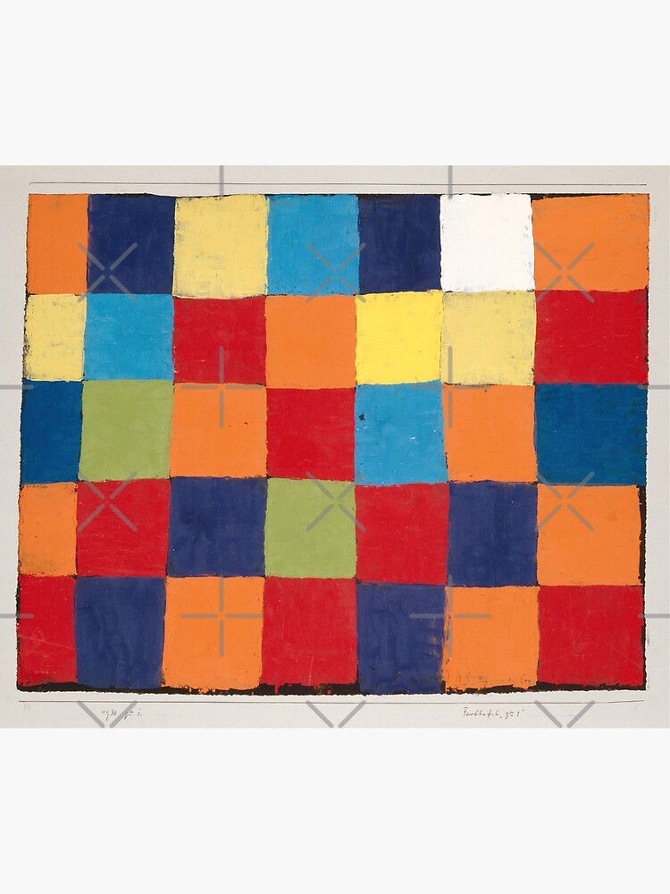 "Paul Klee Color chart ‘Qu 1’ ( Abstract pattern· expressionism ...