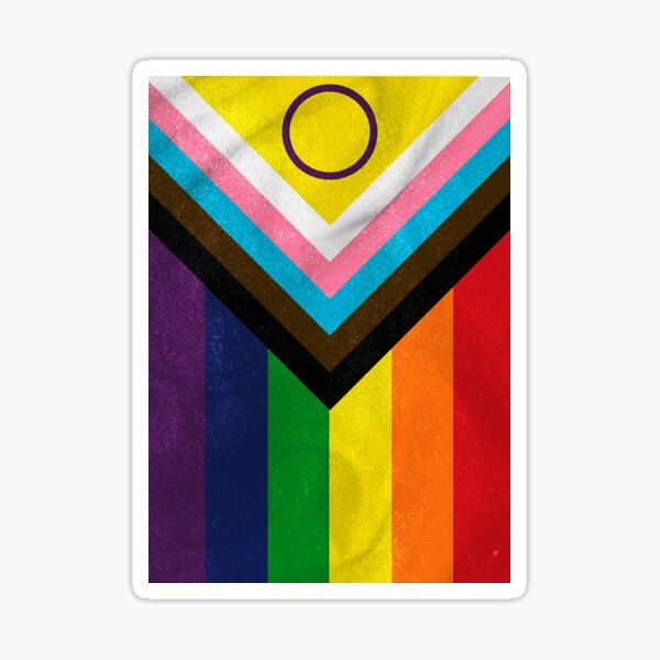 "lgbtq+flag" Sticker for Sale by misguidedtaffy | Redbubble