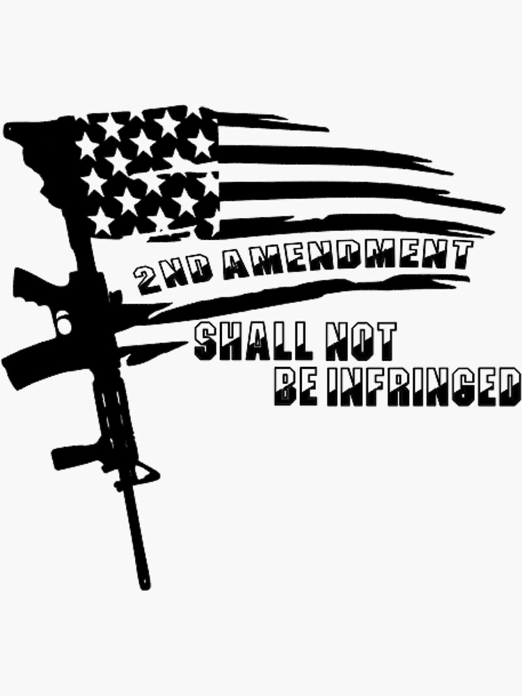 "2nd Amendment Flag" Sticker for Sale by CamachoPrints | Redbubble