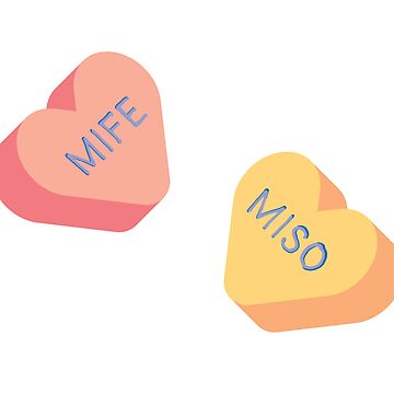 "mife + miso candy hearts | plan c | make abortion accessible" Sticker ...