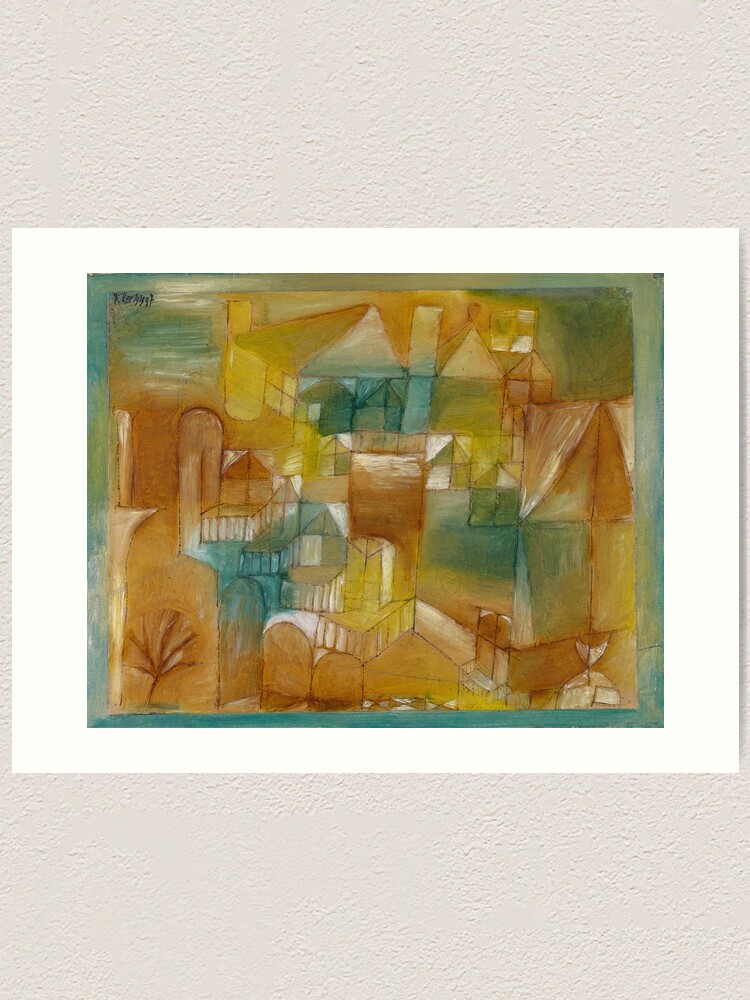 "Paul Klee Façade Brown-Green ( Abstract pattern· expressionism ...