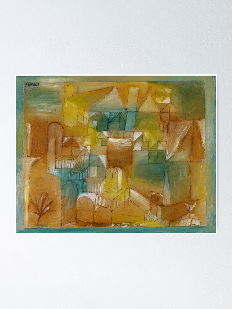 "Paul Klee Façade Brown-Green ( Abstract pattern· expressionism ...