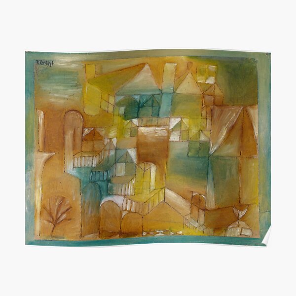 "Paul Klee Façade Brown-Green ( Abstract pattern· expressionism ...