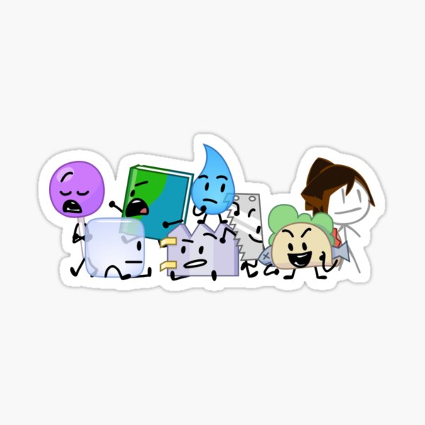 "Bfdi" Sticker for Sale by AwesomeSimply | Redbubble