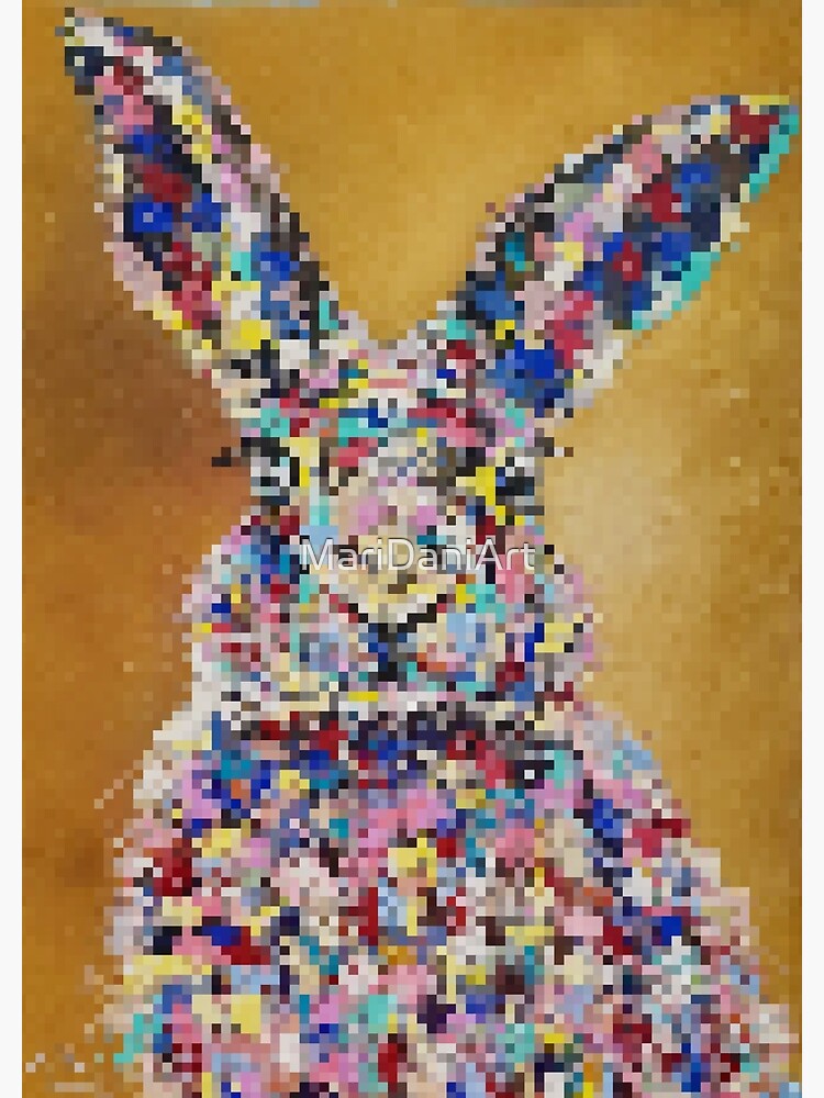 "Bunny, Pop Art, edited oil painting by Marina Daniluka" Poster for ...