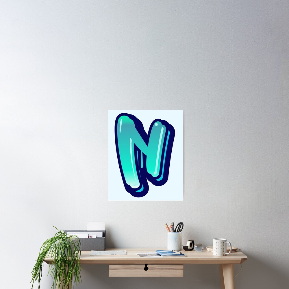 "Graffiti Letters, Letter N, capital letter N, graffiti alphabet ...