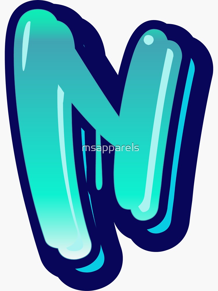 "Graffiti Letters, Letter N, capital letter N, graffiti alphabet ...