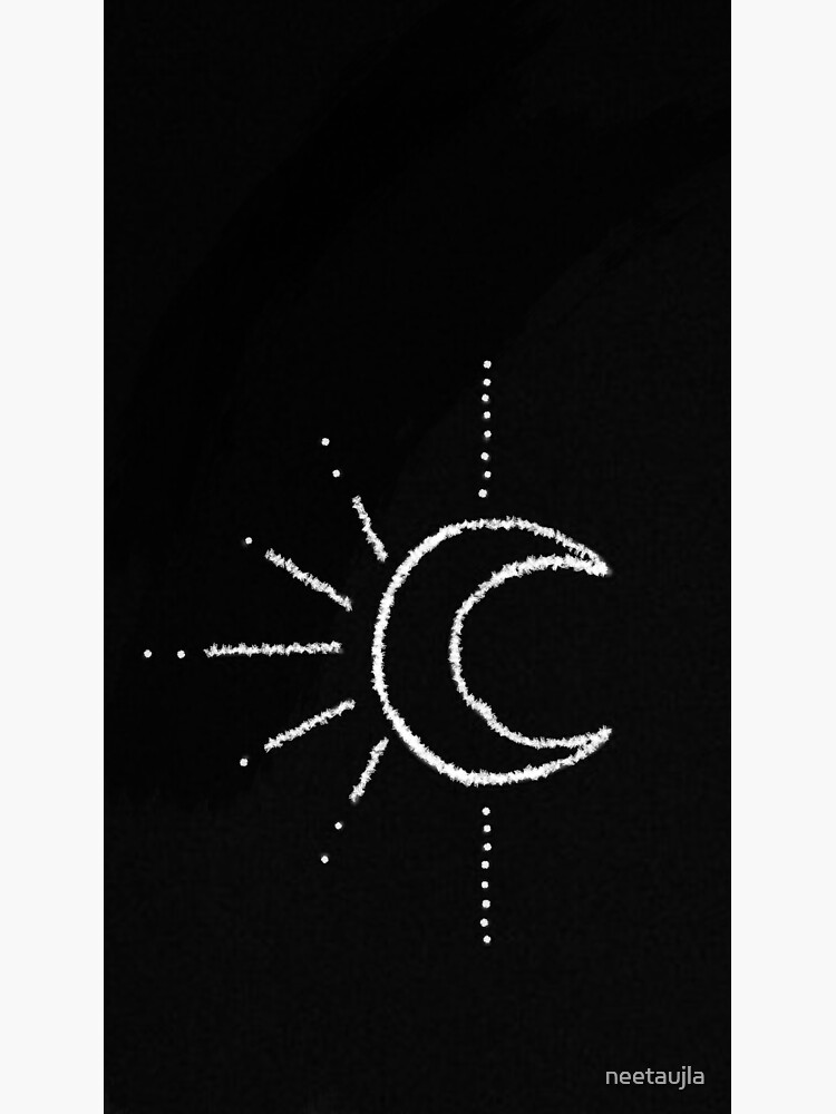 "Moon Symbol" Sticker for Sale by neetaujla | Redbubble