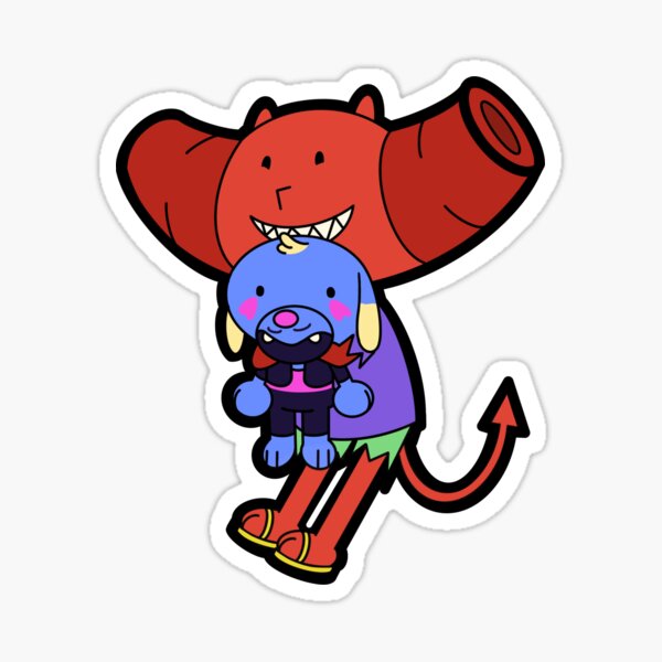 "Cute but evil" Sticker for Sale by BlackCupcake | Redbubble
