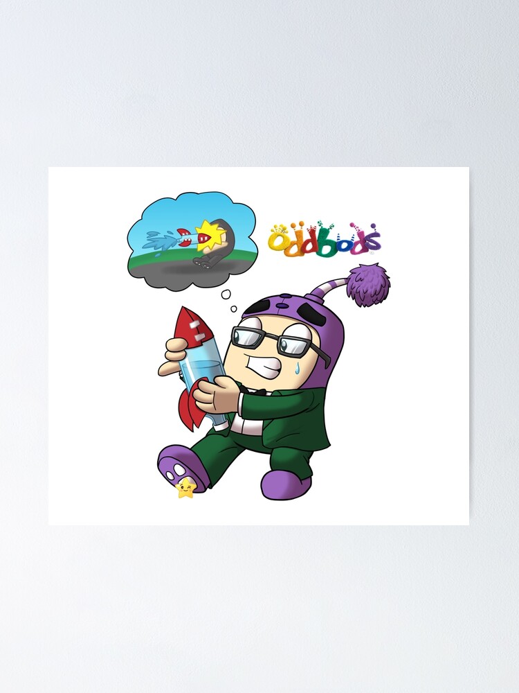 "Oddbods - Jeff" Poster for Sale by MimosaStore | Redbubble