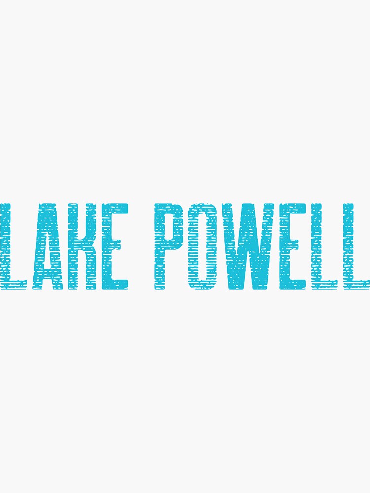 "Lake Powell" Sticker for Sale by LakePowell | Redbubble