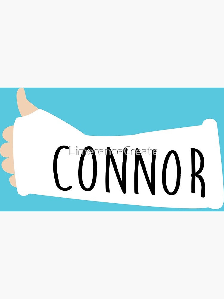 "CONNOR signed Dear Evan Hansen Arm Cast" Poster for Sale by ...