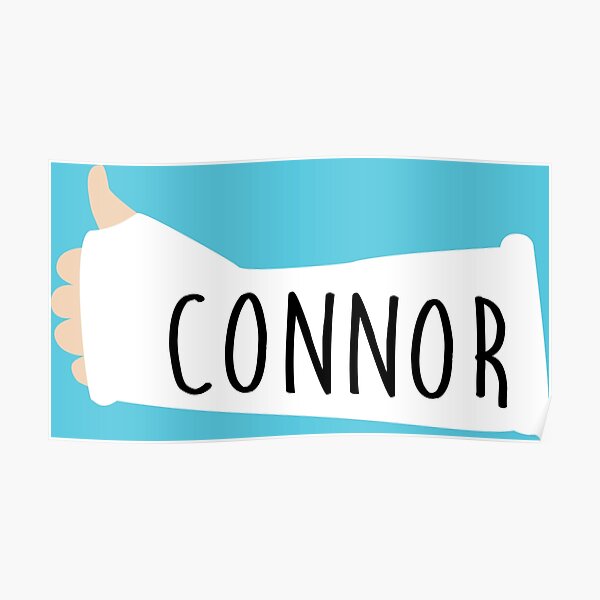 "CONNOR signed Dear Evan Hansen Arm Cast" Poster for Sale by ...