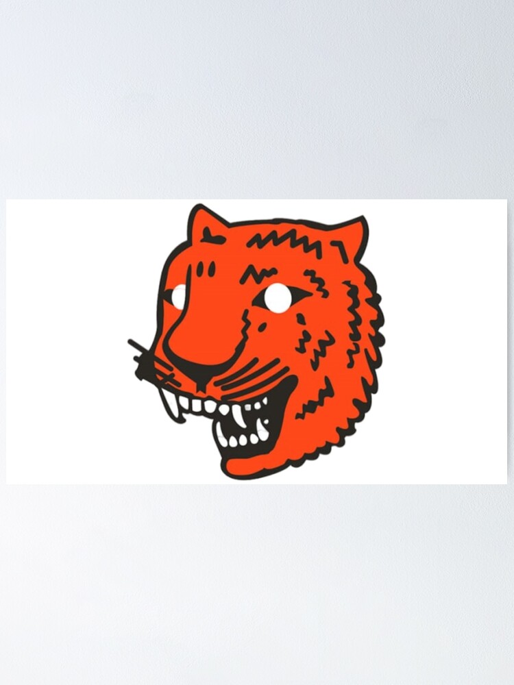 "Retro Tigers Logo" Poster for Sale by Nolan-Stark | Redbubble