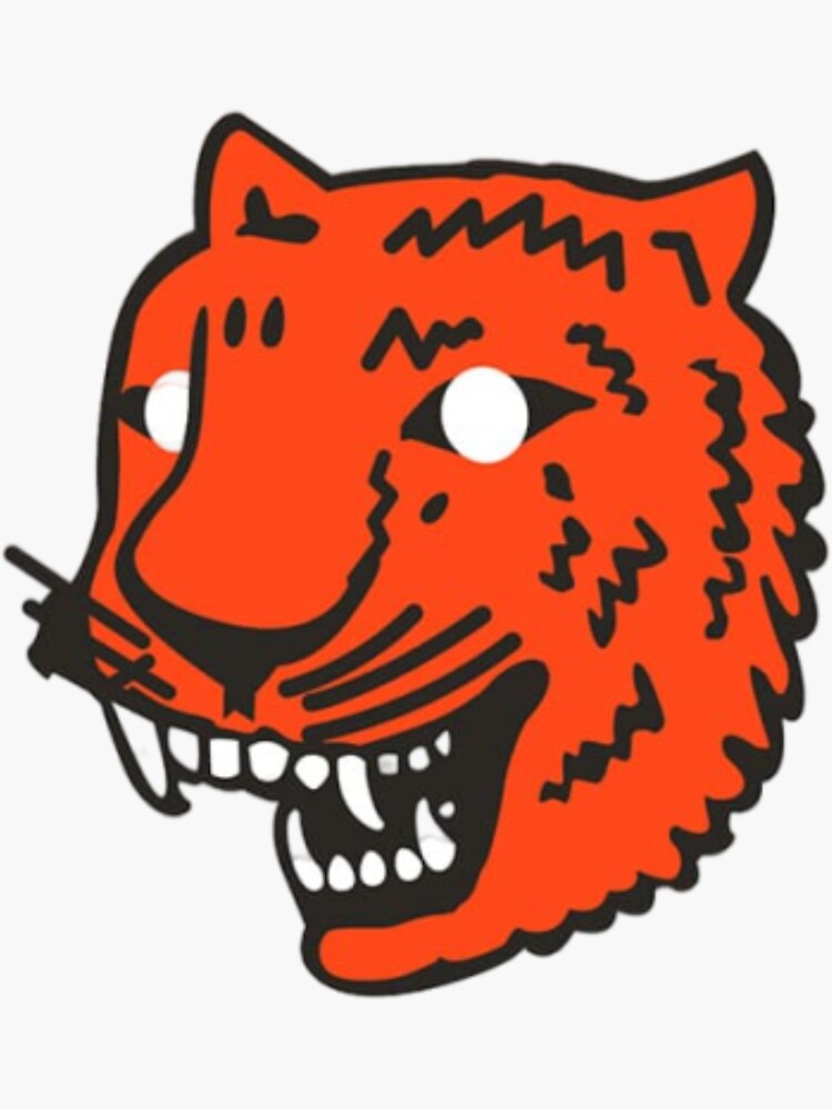 "Retro Tigers Logo" Sticker for Sale by Nolan-Stark | Redbubble