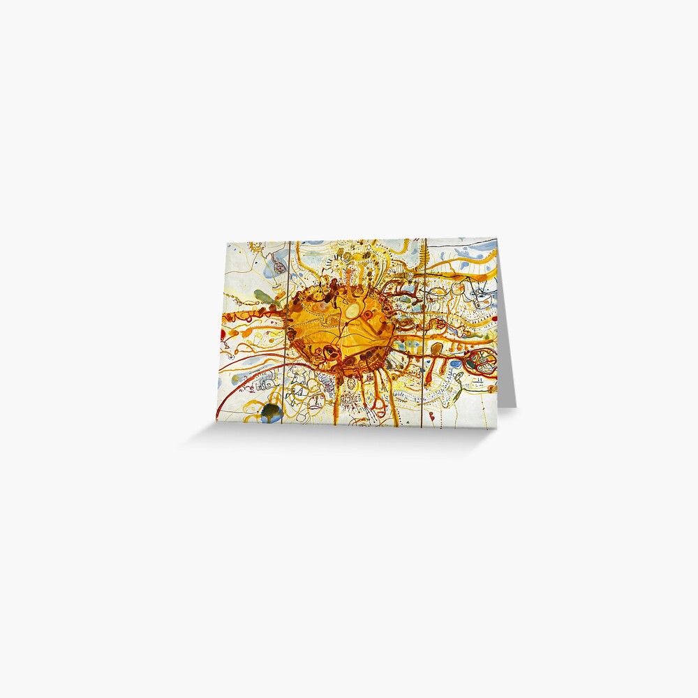 "John Olsen - Sydney Sun (1965). Oil on canvas. High quality print of ...