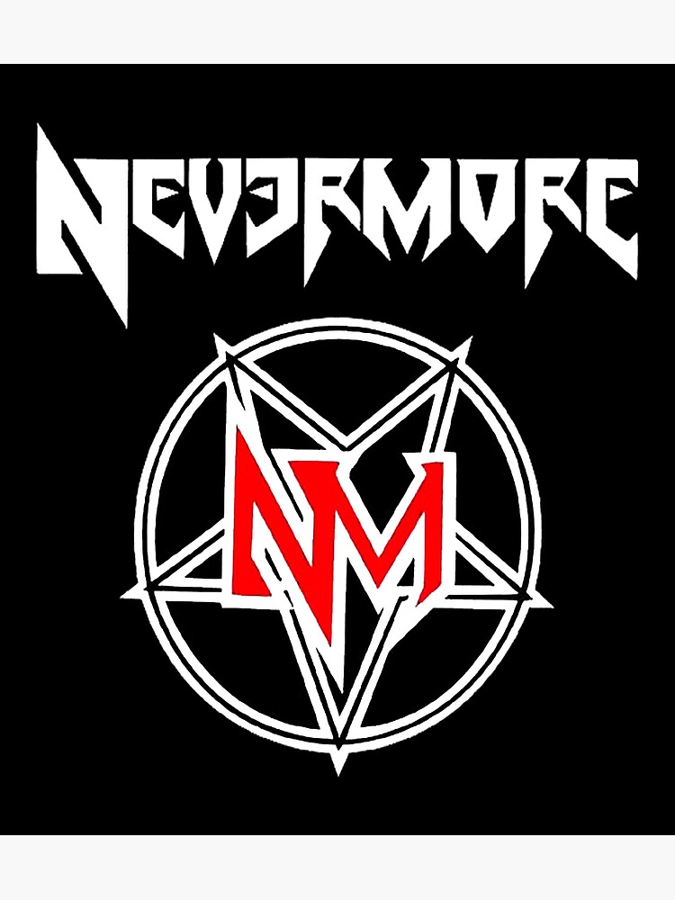 "nevermore band logo" Poster for Sale by ocromley4y | Redbubble
