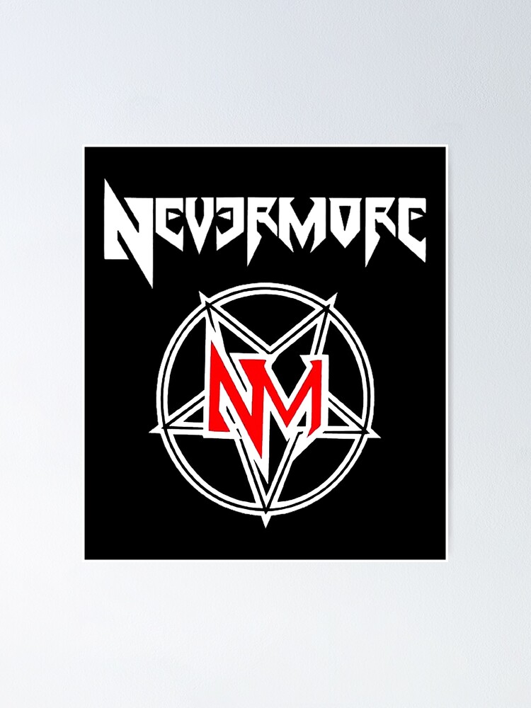 "nevermore band logo" Poster for Sale by ocromley4y | Redbubble