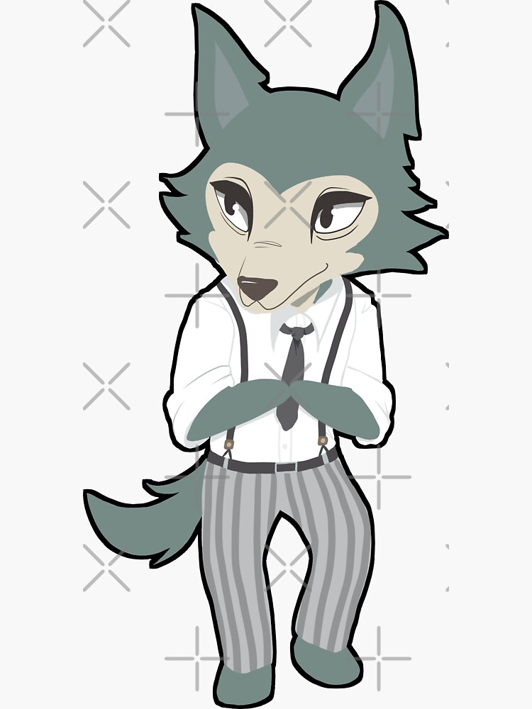 "chibi legoshi" Sticker for Sale by befuddledbee | Redbubble