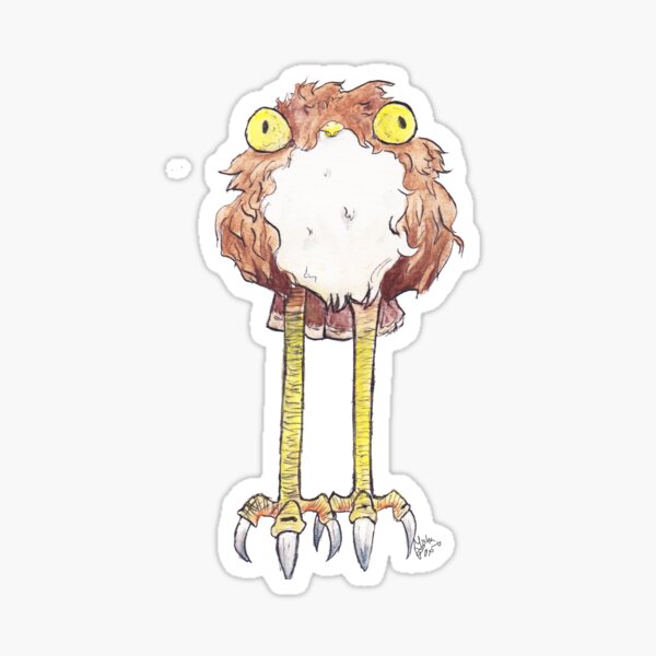 "Nightjar?" Sticker for Sale by NerothatEggo23 | Redbubble
