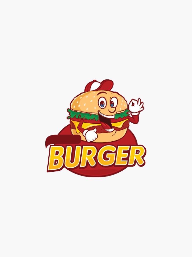 "burger king" Sticker for Sale by buenodress | Redbubble