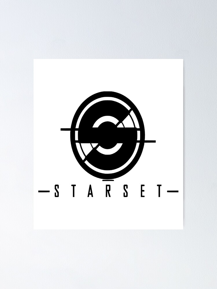 " best of starset band logo" Poster for Sale by mshotboulte3 | Redbubble