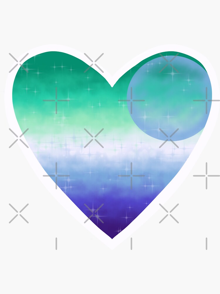 "Subtle Space Gay Flag" Sticker for Sale by sunflowerboym | Redbubble