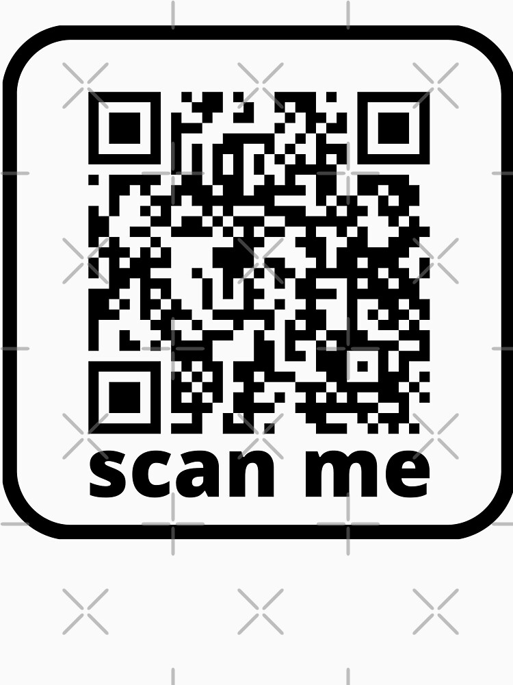 "Rick Roll QR Code - Scan" T-shirt for Sale by Ami-Ami | Redbubble ...
