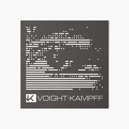 "VOIGHT-KAMPFF TEST - BLADE RUNNER" Art Board Print for Sale by ...
