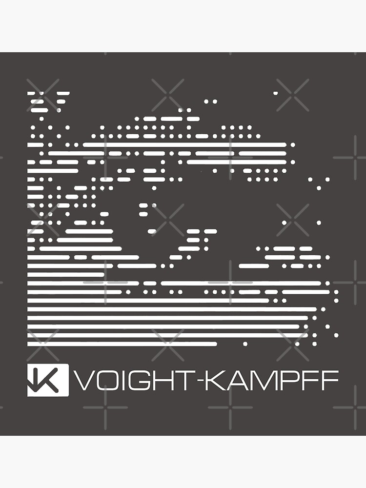 "VOIGHT-KAMPFF TEST - BLADE RUNNER" Poster for Sale by TheRetroCompany ...