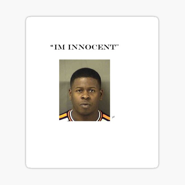 "Blac Youngsta: Innocent" Sticker by chaosxkid | Redbubble