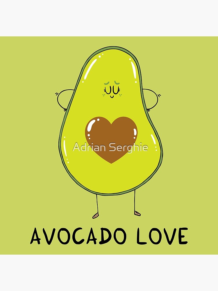 "Avocado Love" Poster by adrianserghie | Redbubble