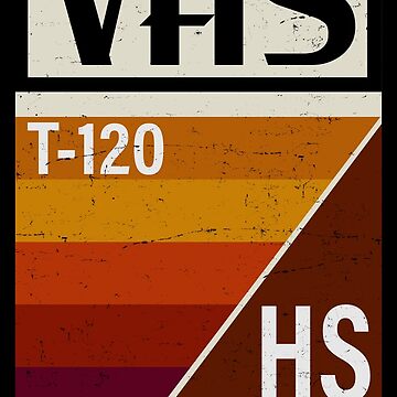 "Distressed VHS" Poster for Sale by TeeArcade84 | Redbubble