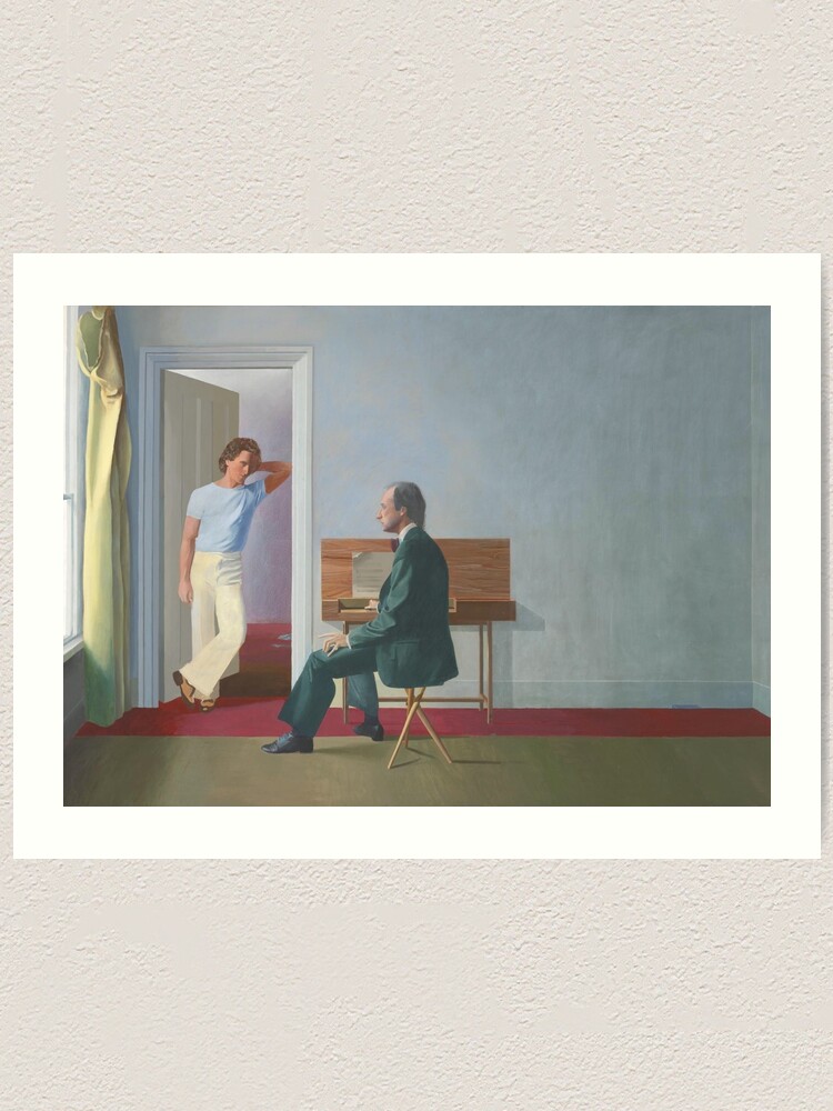 "David Hockney - 'George Lawson and Wayne Sleep' (1972-75). Acrylic on ...