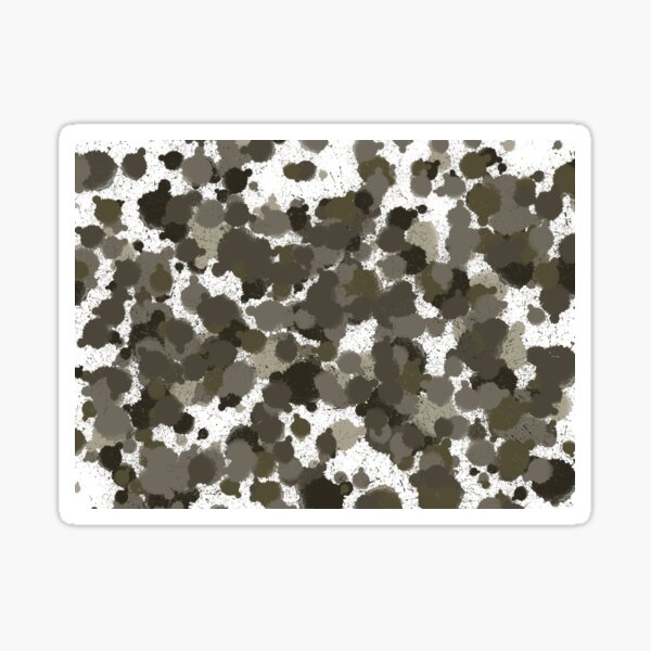 "Grey Paint Splotches " Sticker for Sale by OurVirtualDesk | Redbubble